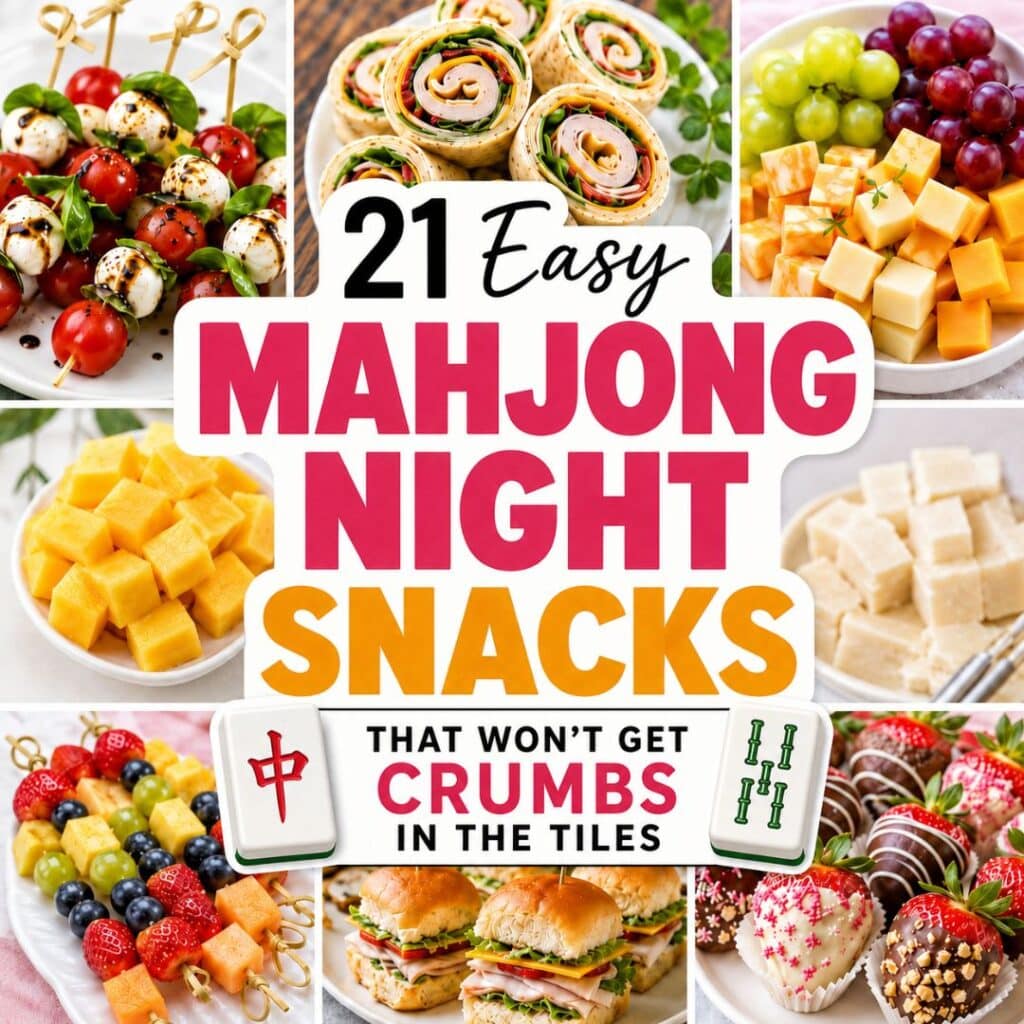 21 Easy Mahjong Night Snacks That Won’t Get Crumbs in the Tiles – Let's ...